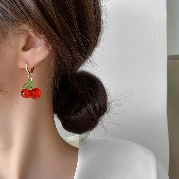 Cherry earrings Her Lab